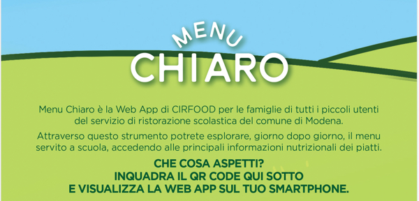 #Menu Chiaro: Web App di CIRFOOD per le famiglie di tutti i piccoli ...